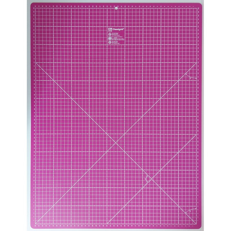 Omnigrid skæreplade, 45 x 60 cm, lilla (både inch og cm) – CPHquilt