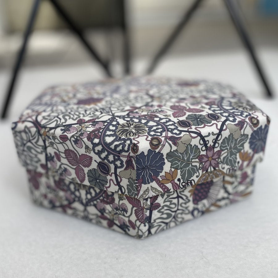 Højkvalitets pedariskabelon,stor sekskantet æske med 2 ruminddelere – CPHquilt